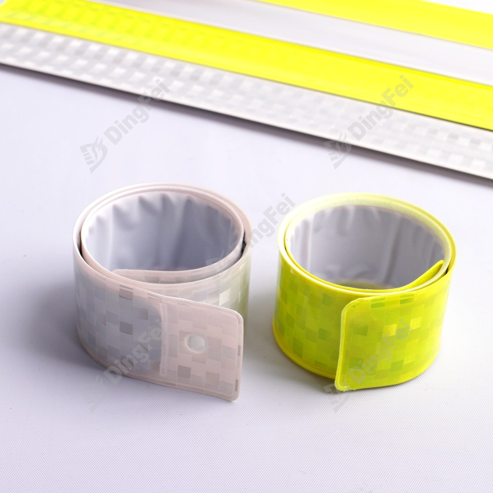 High Visibility Reflective Slap Band | Prismatic reflective film, PVC ...