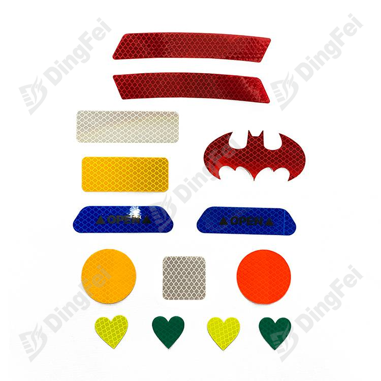 High Visibility Reflective Sticker | Prismatic reflective film, PVC ...