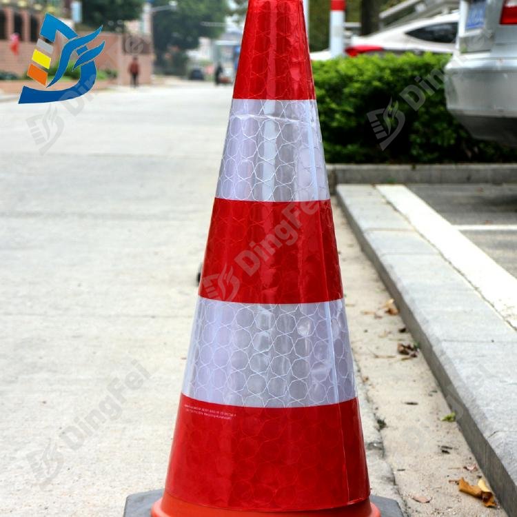 Reflective PVC Custom Waterproof Safety Traffic Cone Sleeve | Prismatic ...