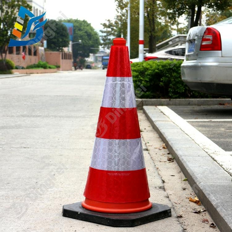 Reflective PVC Custom Waterproof Safety Traffic Cone Sleeve | Prismatic ...