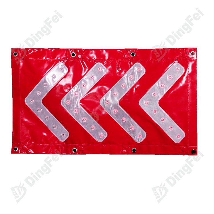 LED Traffic Warning Arrow Construction Directional Light Sign ...