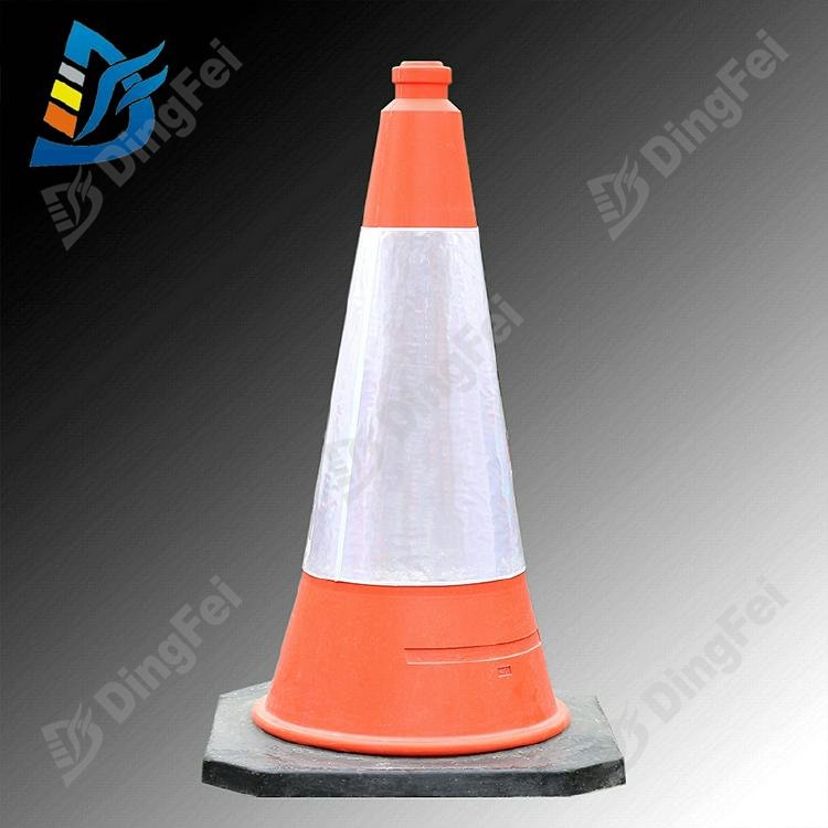 Custom Logo High Visibility Reflective Traffic Cone Sleeve | Prismatic ...