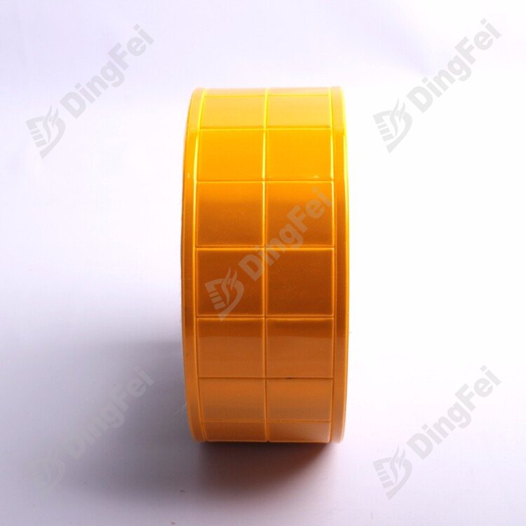 Fluorescent Orange PVC Reflective Tape For Clothing | Prismatic ...