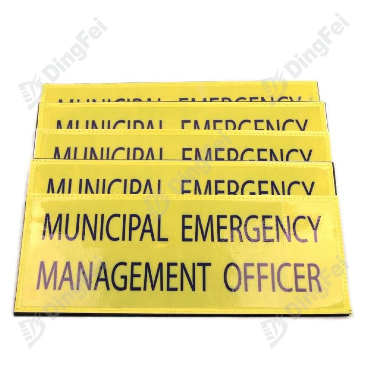 Custom Printing Reflective Security PVC Patches | Prismatic reflective ...