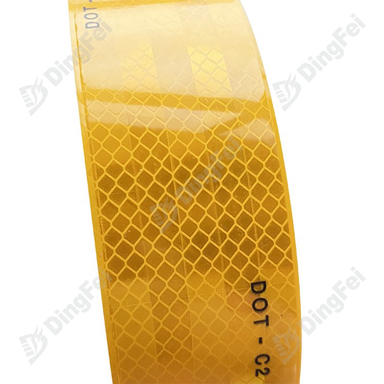 Yellow Reflective Tape | Prismatic reflective film, PVC cone sleeve ...