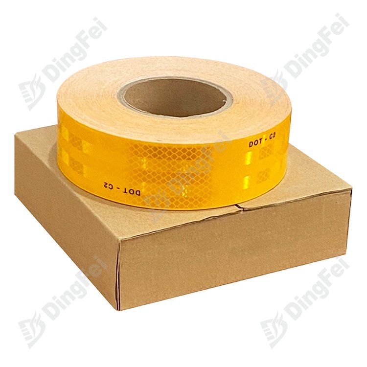 Yellow Reflective Tape | Prismatic reflective film, PVC cone sleeve ...