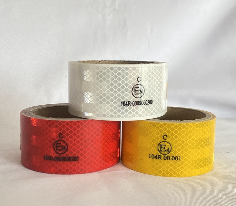 Reflective Sticker Roll | Prismatic reflective film, PVC cone sleeve ...