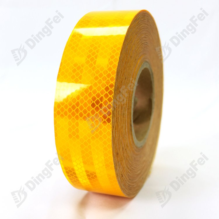 Amber Reflective Tape | Prismatic reflective film, PVC cone sleeve ...