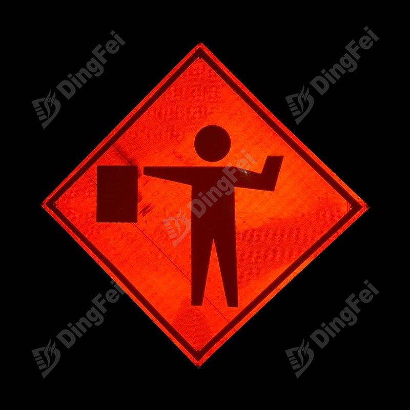 Diamond Grade Roll Up Sign | Prismatic reflective film, PVC cone sleeve ...