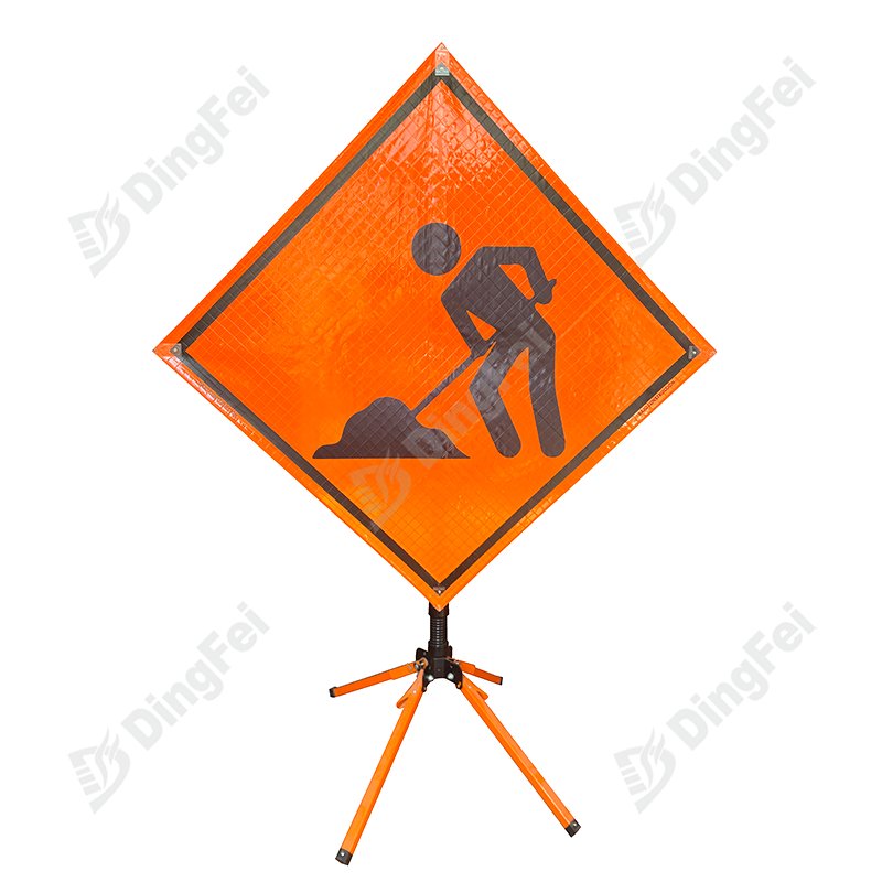 Roll Up Road Signs | Prismatic reflective film, PVC cone sleeve ...