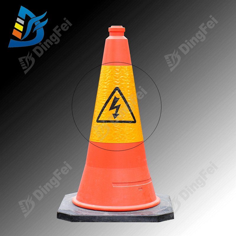 Danger Traffic Cone Sleeves | Prismatic reflective film, PVC cone ...