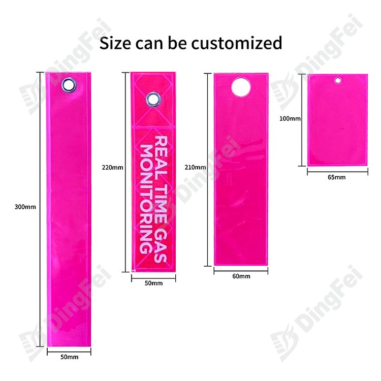 Pink Reflective Streamers | Prismatic reflective film, PVC cone sleeve ...