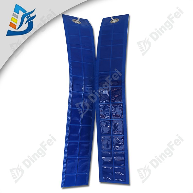 Blue Reflective Mine Hanging Streamers | Prismatic reflective film, PVC ...