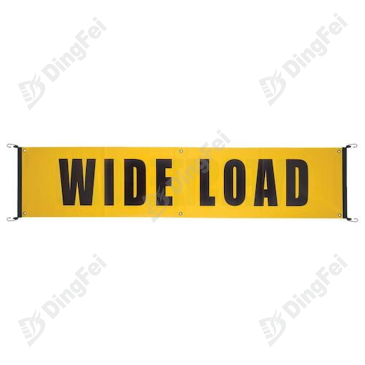 Wide Load Reflective Vinyl Banner | Prismatic reflective film, PVC cone ...