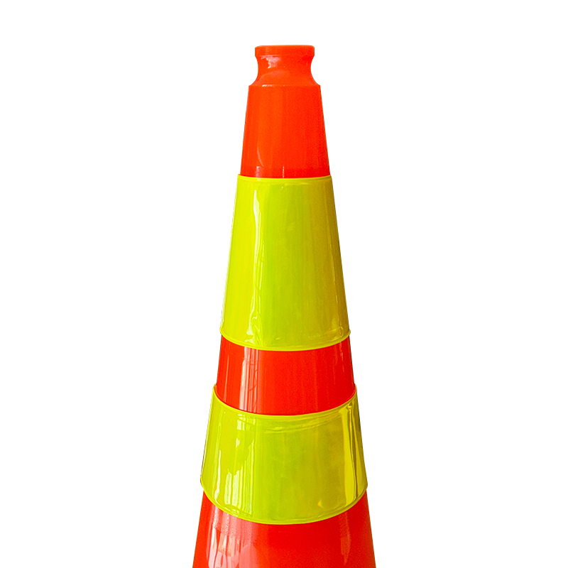 Fluorescent Yellow Replacement Reflective Traffic Cone Sleeve ...