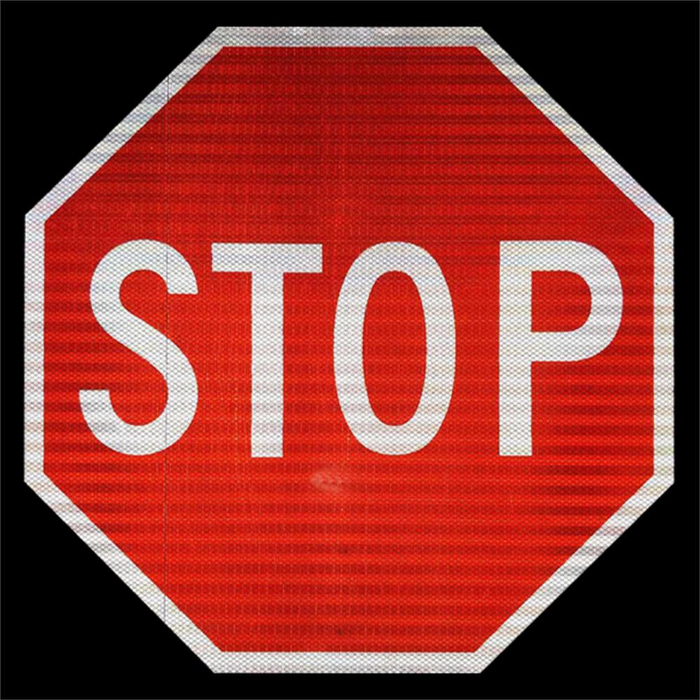 Diamond Grade Reflective Aluminum Stop Sign | Prismatic reflective film ...