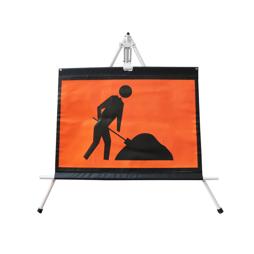 Australia Men at Work Reflective Roll Up Traffic Tripod Sign ...