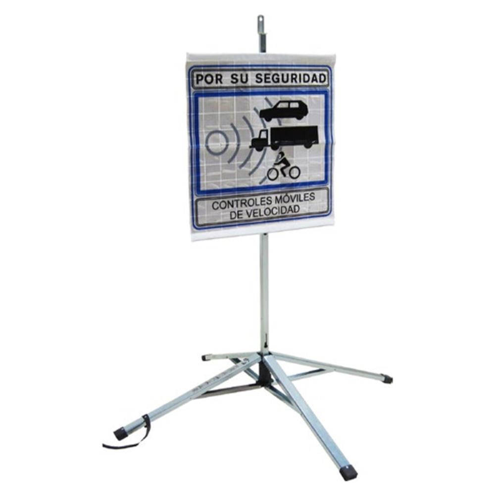 Speed Control Radar Spanish Reflective Roll Up Tripod Traffic Sign ...