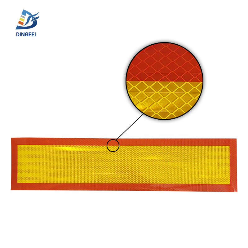 High Intensity Truck Rear Marking Reflective Sticker | Prismatic ...