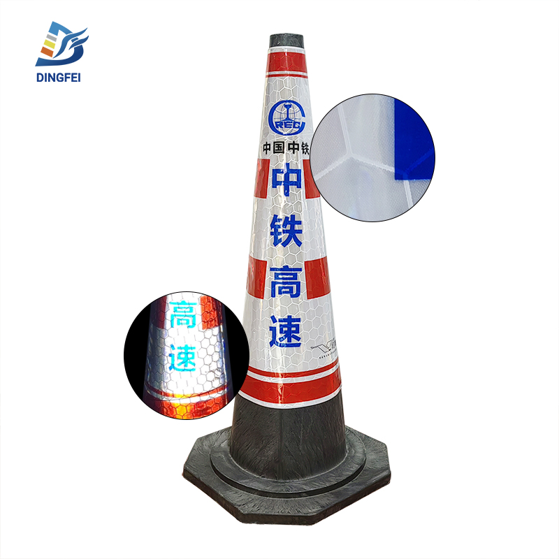 Highway Safety Reflective Cone Sleeve for 1000MM Road Cone | Prismatic ...