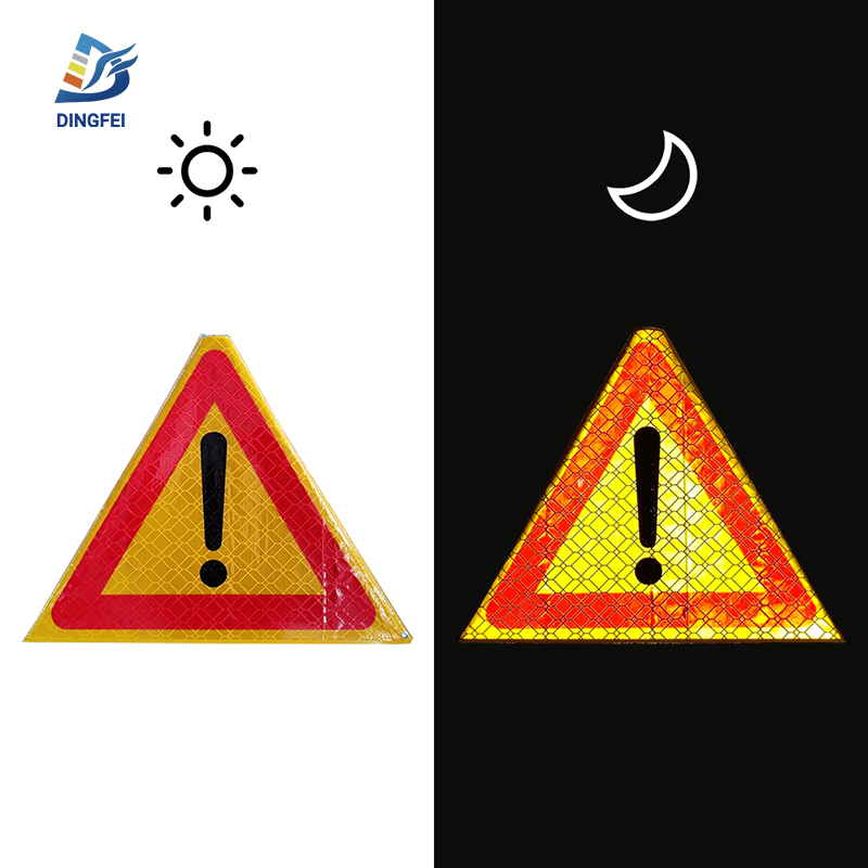 Warning Signal Reflective Tripod Folding Warning Sign | Prismatic ...