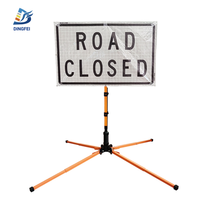 48" x 30" Road Closed Reflective Roll Up Traffic Sign | Prismatic ...