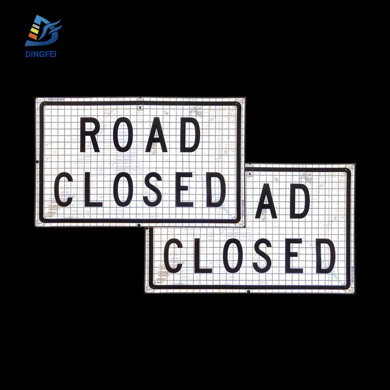 48" x 30" Road Closed Reflective Roll Up Traffic Sign | Prismatic ...