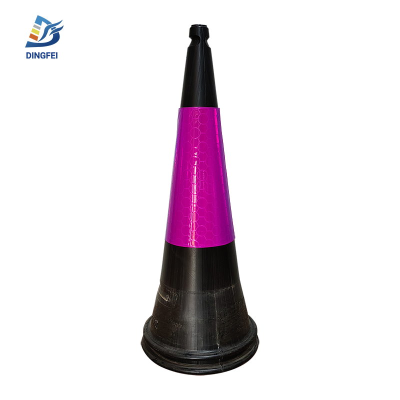 Rose Red Reflective Cone Sleeve for Traffic Cone | Prismatic reflective ...