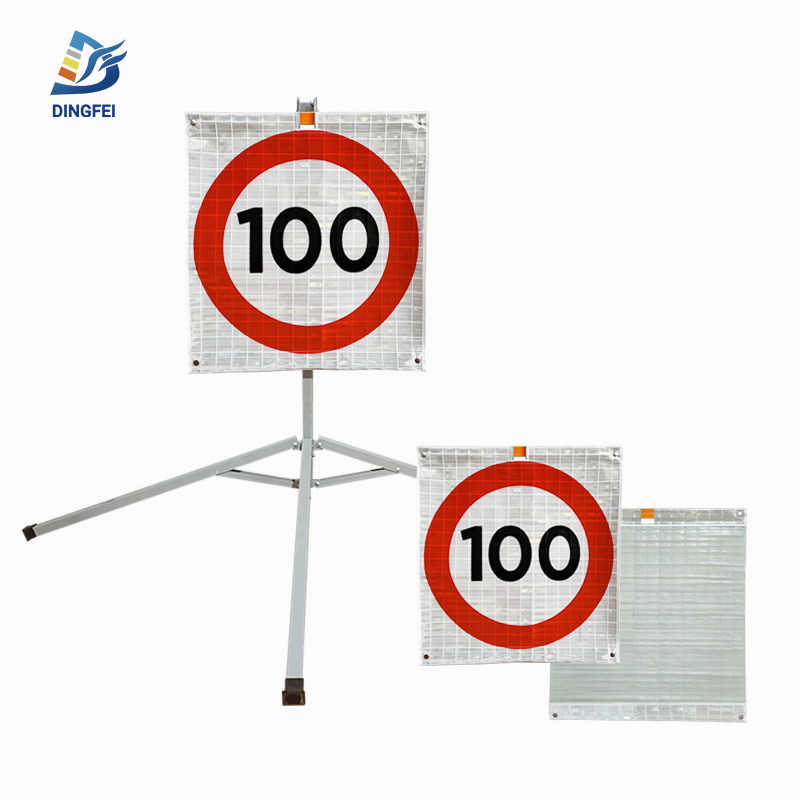 100KM Speed Limit Reflective Folding Warning Sign | Prismatic ...