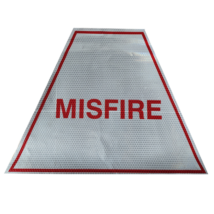 Reflective Misfire Sticker for 3-Sided Pyramid Cone | Prismatic ...