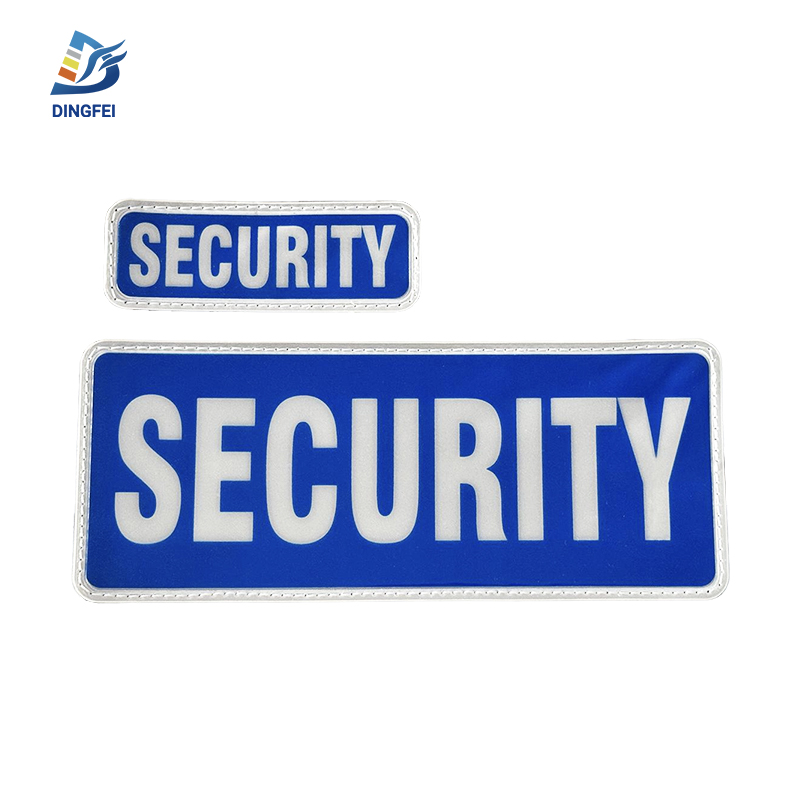 Blue PVC Reflective Security Patches | Prismatic reflective film, PVC ...