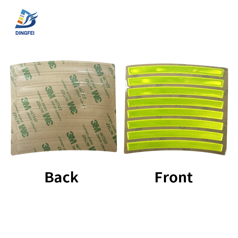Fluorescent Reflective PVC Strips for Helmet and Bike | Prismatic ...
