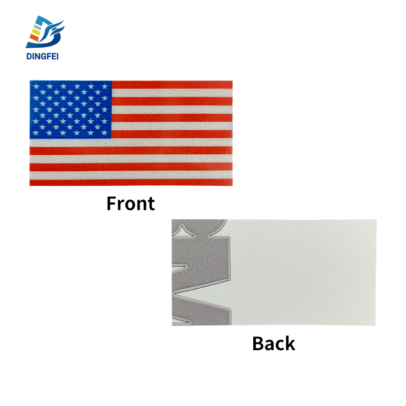 Reflective American Flag Stickers | Prismatic reflective film, PVC cone ...