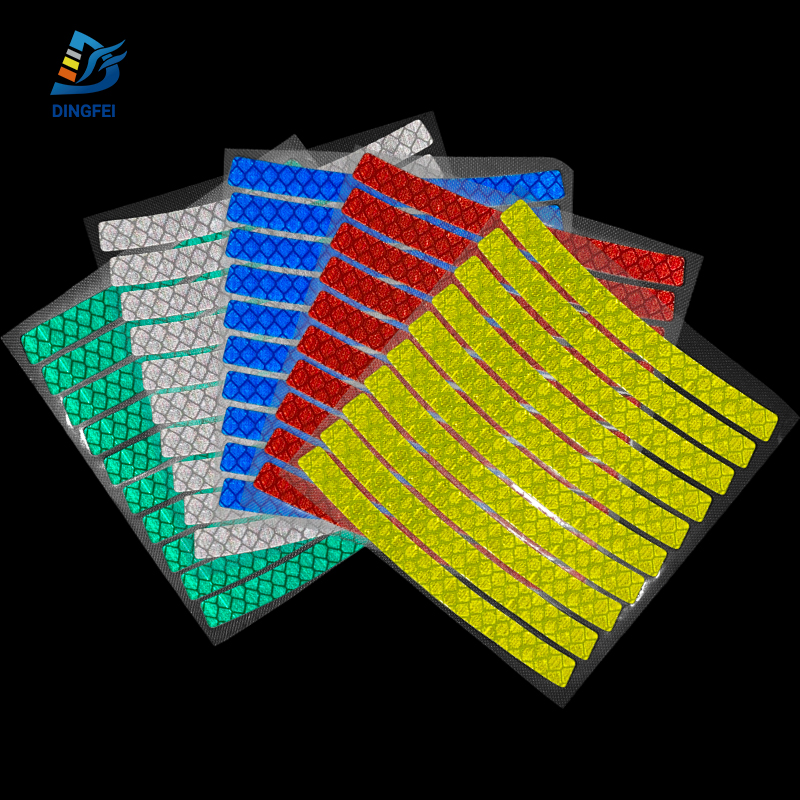 Reflective Wheel Rim Stripe Stickers | Prismatic reflective film, PVC ...