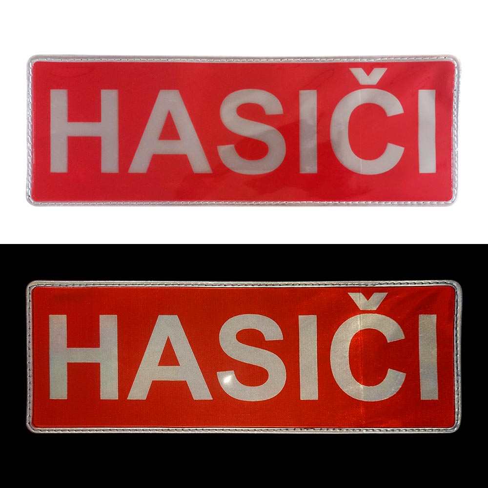 Customized Velcro Reflective Firefighter Patch | Prismatic reflective ...